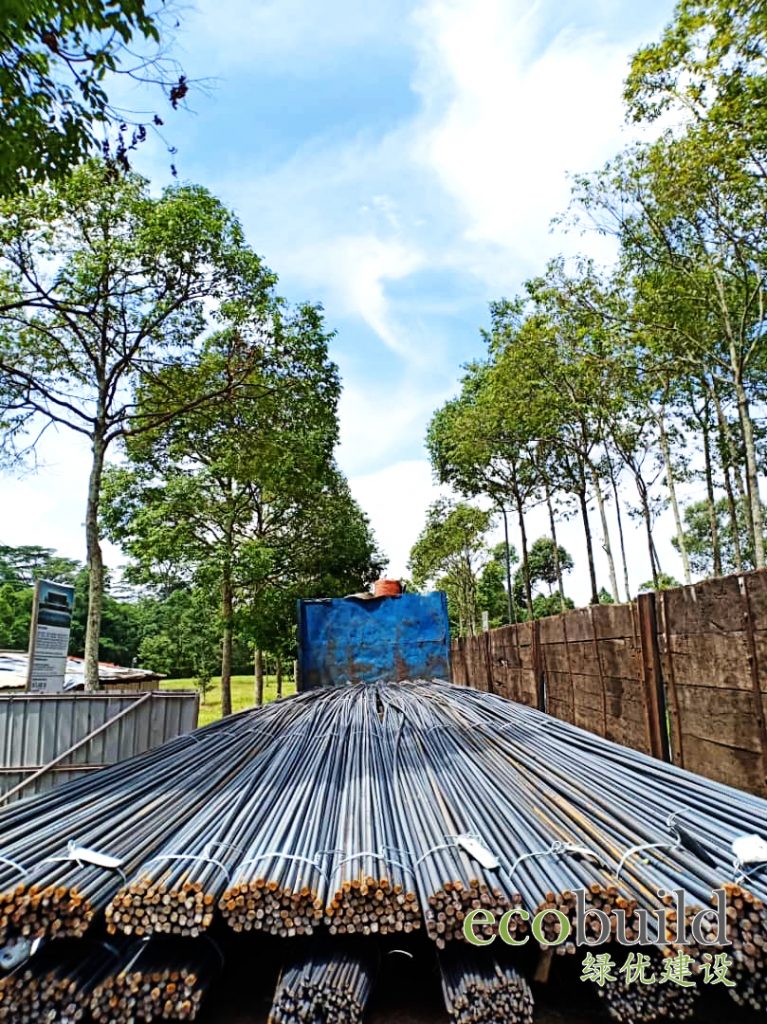 Rebar in the Construction of Bungalow | Bungalow, Apartment, Offices ...